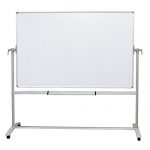 Double-Sided Magnetic Mobile Whiteboard | VIZ-PRO