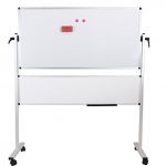 Double-Sided Magnetic Mobile Whiteboard | VIZ-PRO